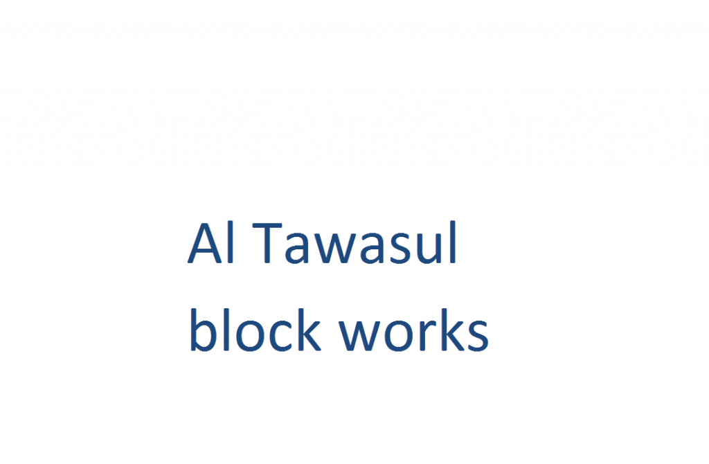 AL TAWASUL block works – Shahzad Group